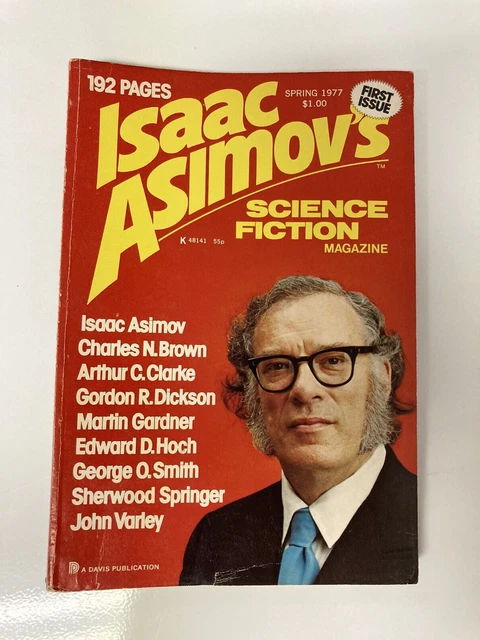 1ST ISSUE ISAAC Asimov's Science Fiction Magazine Spring 1977 Pulp ...