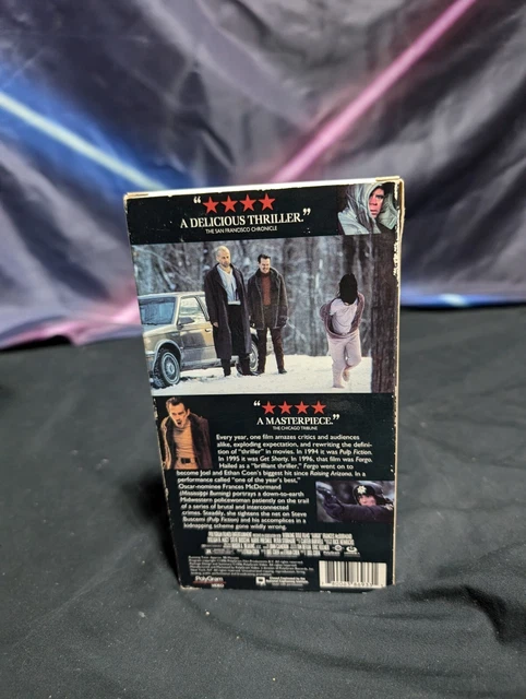 FARGO (VHS, 1996) Frances McDormand, Steve Buscemi, William Macy £4.41 ...