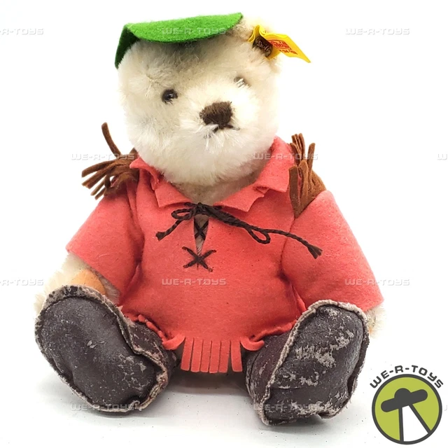 STEIFF ORIGINAL ROBIN Hood Mohair Bear 6" Plush $53.97 - PicClick AU