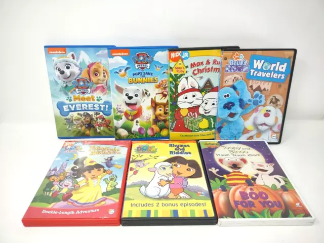 NICK JR. NICKELODEON DVD Lot of 7 Max & Ruby, Paw Patrol, Dora the ... NICK JR. NICKELODEON DVD Lot of 7 Max & Ruby, Paw Patrol, Dora the ...