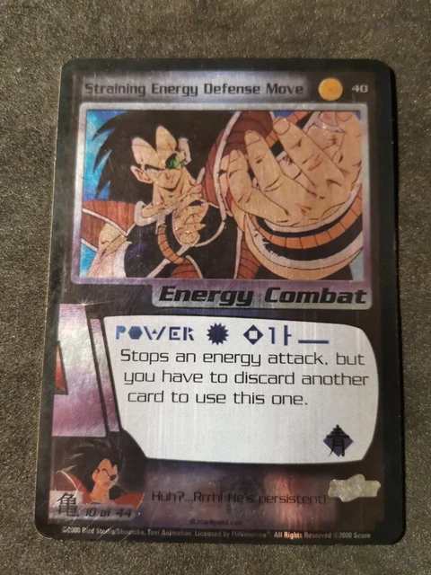 MP DRAGON BALL Z STRAINING ENERGY DEFENSE MOVE Holo Foil CARD CCG #40 ...