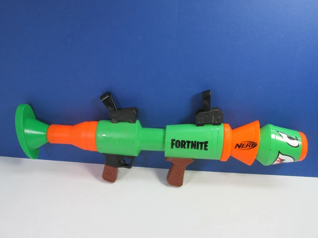 NERF FORTNITE RL Rocket Launcher Blaster with 2 Missiles Rocket Ammo ...
