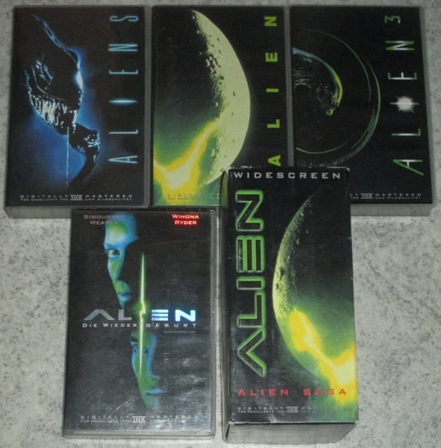 ALIEN VIDEO SAMMLUNG - 4 VHS/SciFi-Action/Sigourney Weaver/FOX EUR 16 ...
