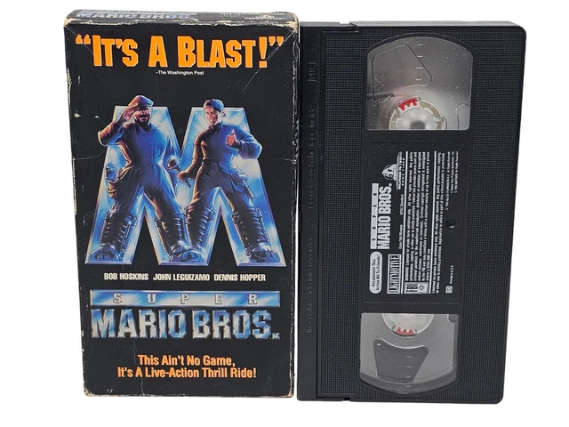 SUPER MARIO BROS. Brothers VHS Live Action 1993 Comédie Nintendo jeu ...