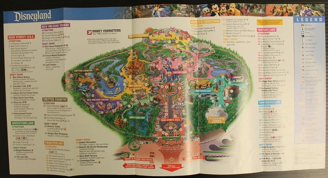 DISNEYLAND GUIDE MAP - "Snow White An Enchanting Musical" - 2004 $10.00 ...
