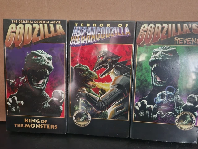 LOTTO VHS GODZILLA Sigillato Godzillas Vendetta, Re dei mostri ...