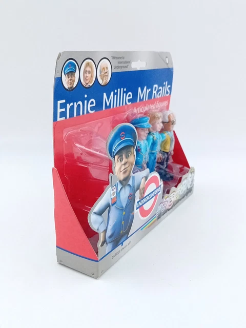 UNDERGROUND ERNIE MILLIE Mr Rails Character Articulated Figures 10 cm ...