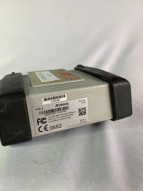 RIEDEL ACROBAT DIGITAL Wireless Beltpack - UNTESTED (2) $345.51 ...