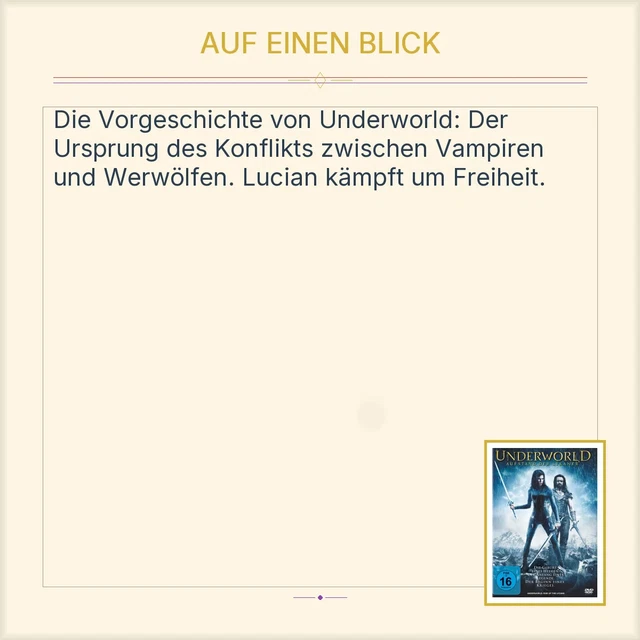 UNDERWORLD AUFSTAND DER Lykaner DVD Kate Beckinsale Fantasy FSK 16 EUR ...