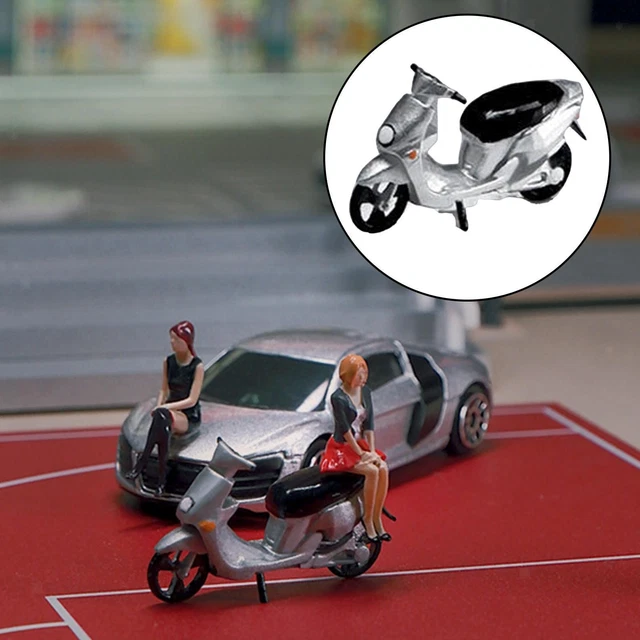 1:64 SCALE MOTORCYCLE Model Motorbike Model DIY Compact No Assembly ...