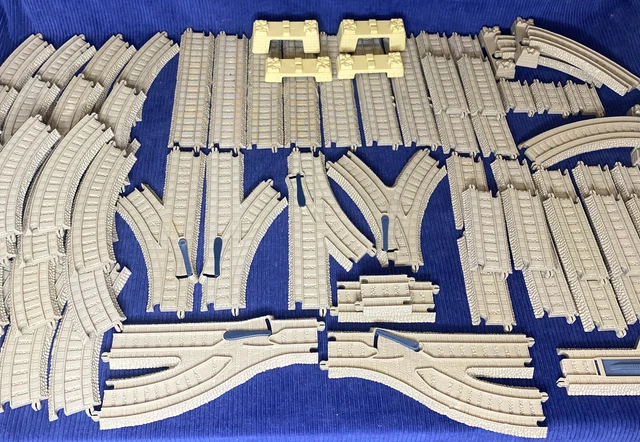 THOMAS & FRIENDS TrackMaster Railway Expansion Track Pack Lot de 60 ...