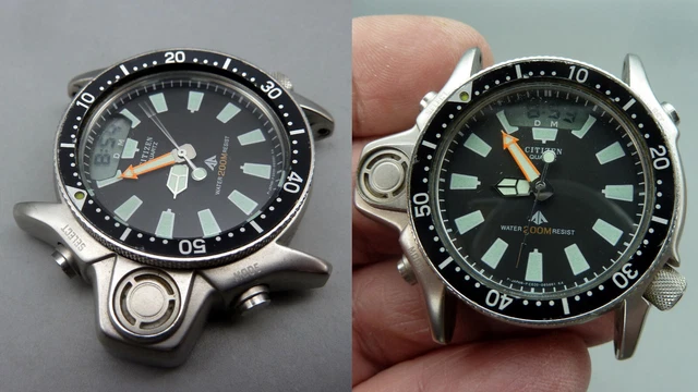 HJRR VINTAGE CITIZEN AQUALAND Promaster C022-088034 Y Diver Uhr TOP ...