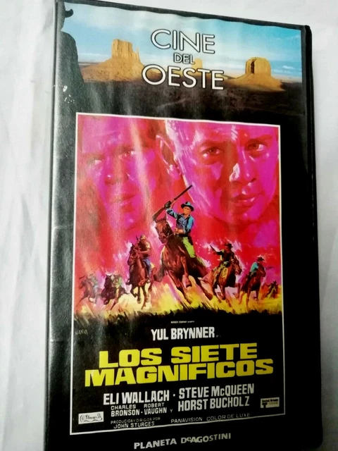 THE MAGNIFICENT SEVEN VHS Video Tape PAL Planeta De Agostini MGM/UA ...