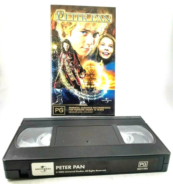 PETER PAN VHS Video Tape Rated PG Approx. 109 Mins 2003 Jason Isaacs ...