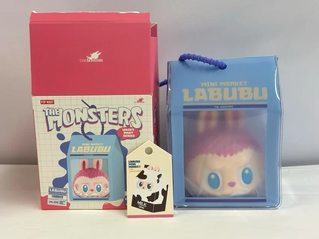 POP MART LABUBU Wacky Mart Series Squishy Charm Blind Box - Milk £25.64 ...