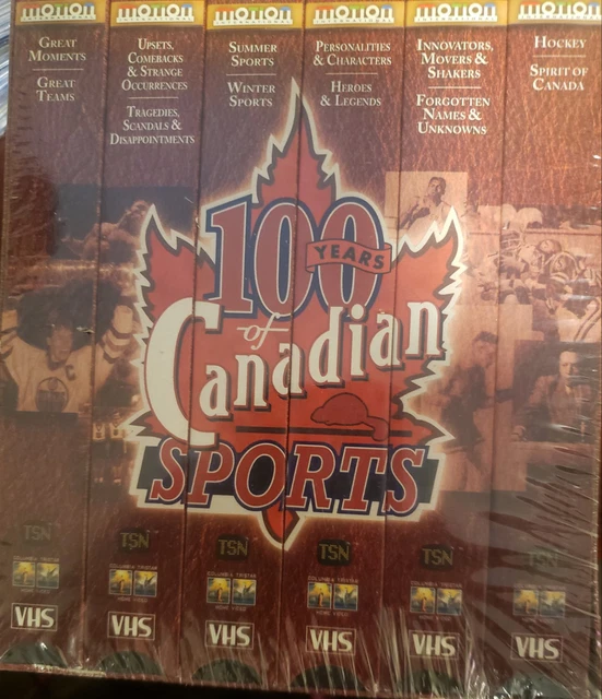 100 YEARS OF Canadian Sports VHS Made By Columbia Tristar Home Video ...