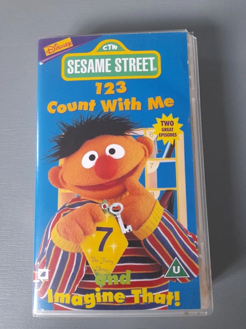 SESAME STREET - 1,2,3 Count With Me / Imagine That (VHS/S, 1998) £9.99 ...