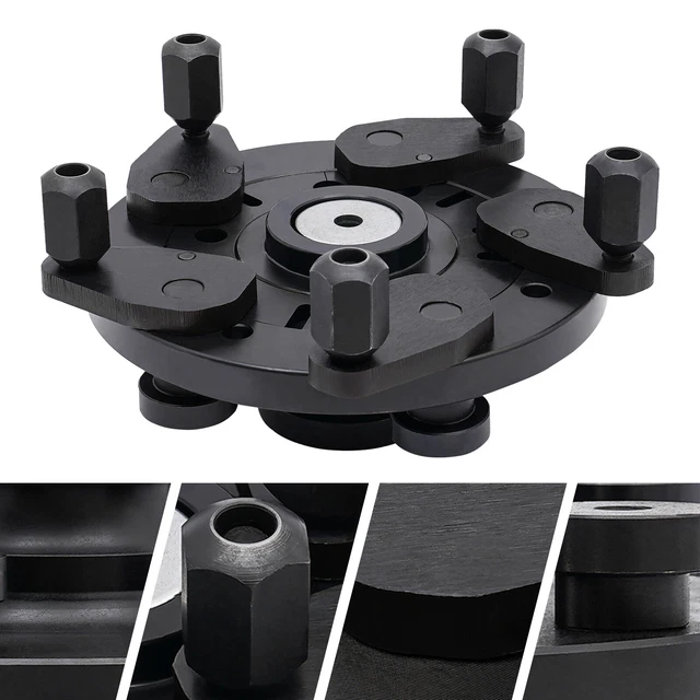UNIVERSAL WHEEL BALANCER Adapter Plate 5-Lugs 40mm Shaft Diameter Tire ...
