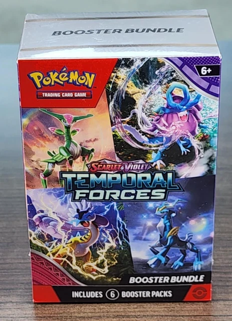 POKÉMON TCG SCARLET & Violet Temporal Forces Booster Bundle (6 Packs) SEALED $83.61 - PicClick AU