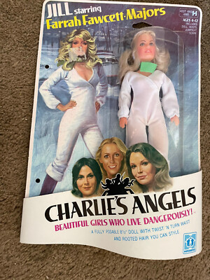 VINTAGE CHARLIE'S ANGELS Jill actrices Farrah Fawcett majors 8.5" Poupée 1977 Nouveau EUR 112,29 ...