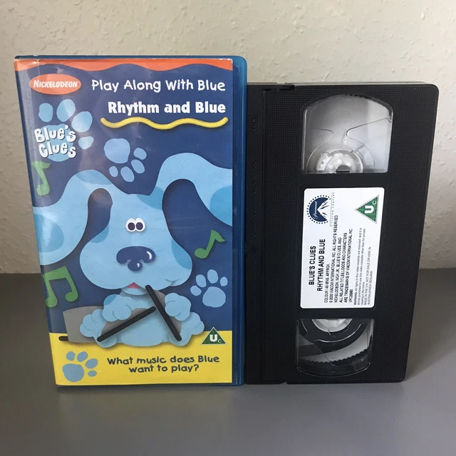BLUE’S CLUES VHS Video - Rhythm And Blue - Nickelodeon / Blues Clues ...
