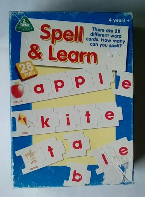 EARLY LEARNING CENTRE ELC Spell & Learn Puzzle Cards Education Literacy ...