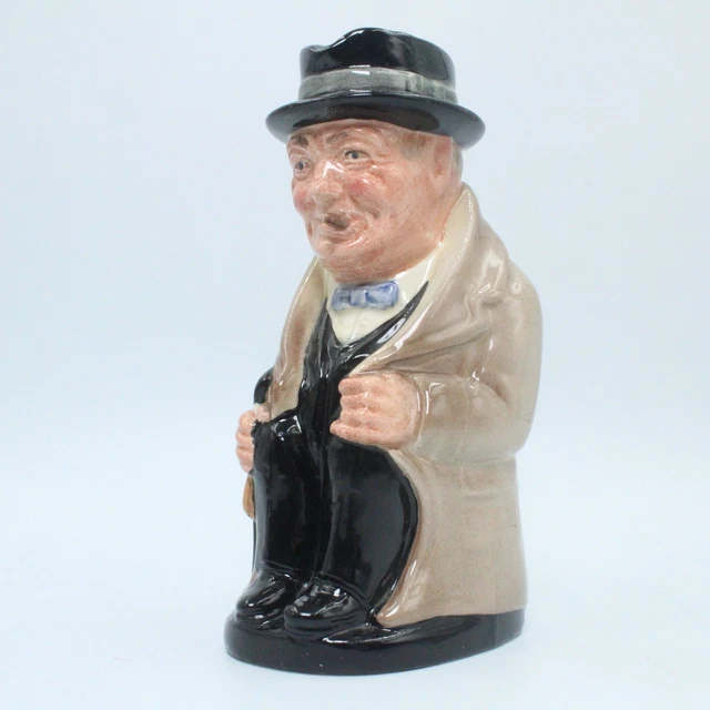 ROYAL DOULTON WINSTON Churchill Medium Character Jug Backstamp B D6172 ...