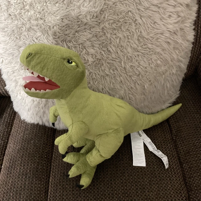 IKEA JATTELIK TYRANNOSAURUS Rex T-Rex Dinosaur Soft Toy Plush Green. £7 ...