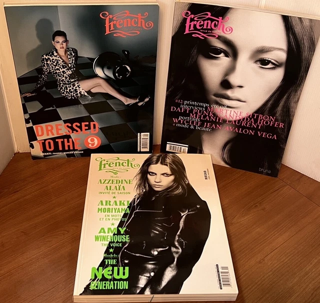 FRENCH REVUE DE Modes Magazine # 9 11 12 2006-2008 Alaia Thierry Mugler ...