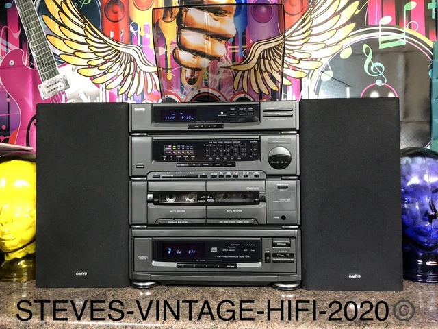 SANYO DC-X915 COMPACT Disc Stereo Sound System Ultra Rare Serviced L@@K ...