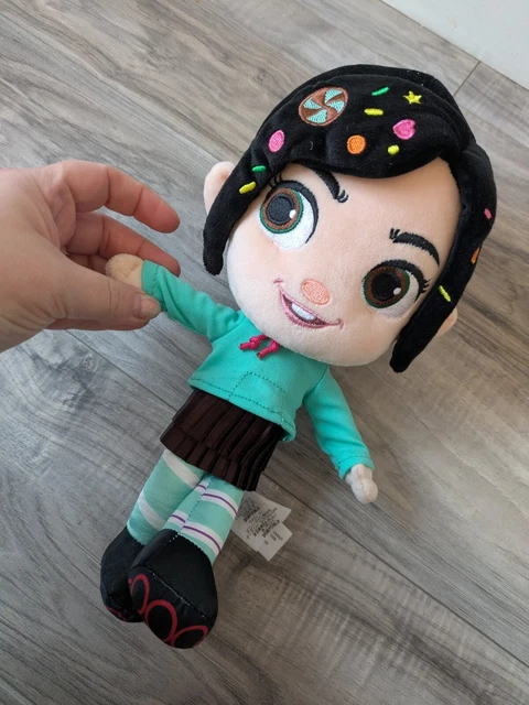 DISNEY STORE VANELLOPE Von Schweetz 12” Plush Doll! Wreck it Ralph ...