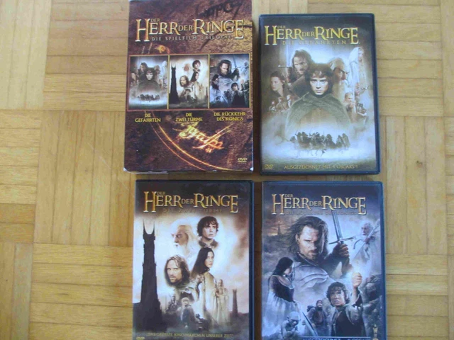 DER HERR DER Ringe Trilogie DHDR Kinofilme 3 DVD-Box Deutsch EUR 3,00 - PicClick IT