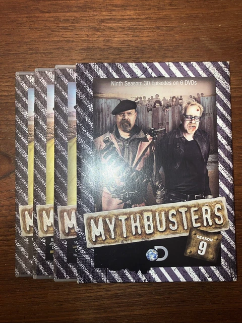 MYTHBUSTERS, SEASON 9 DVD Set (30 Episodes on 6 Disks) $139.93 ...
