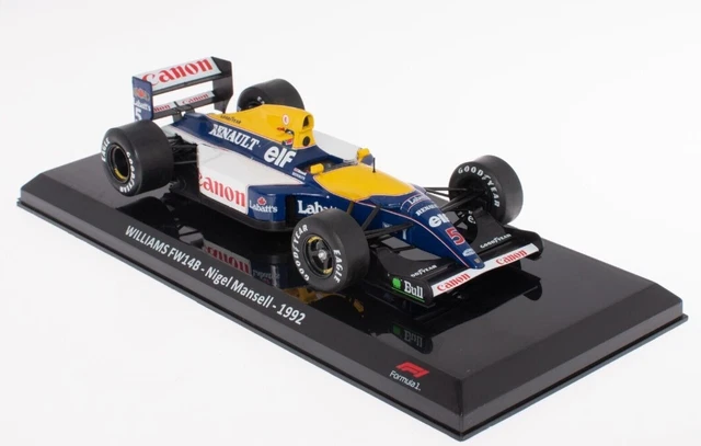 IXO, FORMULA 1 Williams FW14B 1992 #5 Nigel Mansell, Scale / Ladder 1/ ...
