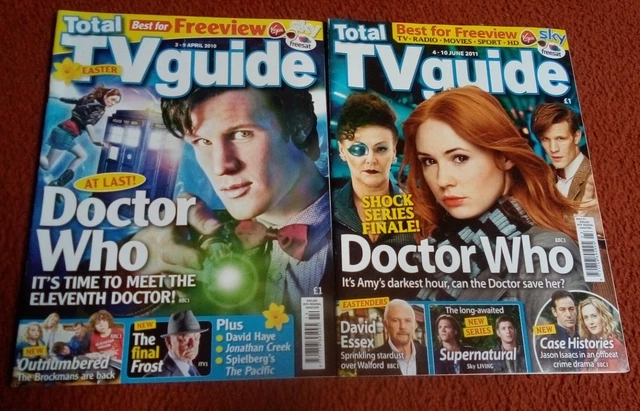DOCTOR WHO MATT Smith Total TV Guide Bundle £11.12 - PicClick UK