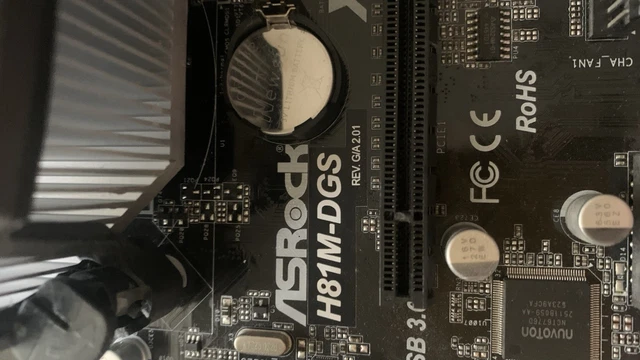 ASROCK H81M-DGS MOTHERBOARD with 8GB Memory and I5-4590CPU @3.3Ghz, £42 ...