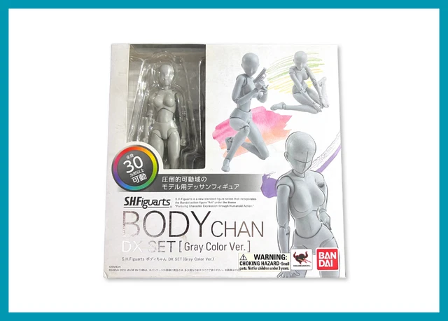 TAMASHII NATIONS BANDAI Body Chan DX Set Gray Ver. Woman S.H Figuarts ...