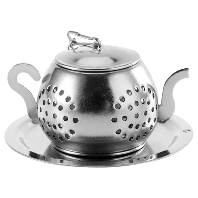 METAL TEA STRAINER Tea Leaf Infuser for Home Office tea leaf infuser ...