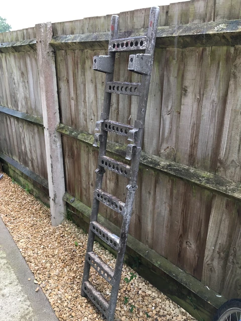 VINTAGE COCKPIT AIRCRAFT Collapsable ladder possibly WW2 ERA £99.99 ...