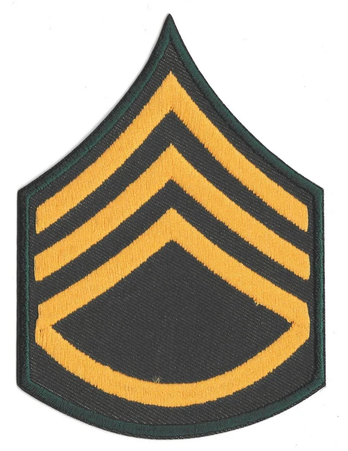 US ARMY SERGEANT Sergeant Thermal Sticker Patch Staff Patch Pad £2.98 ...