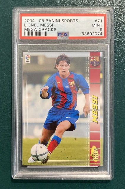 PANINI 2004 SPORTS Megacracks #71 BIS Lionel Messi Barcelona Rookie ...