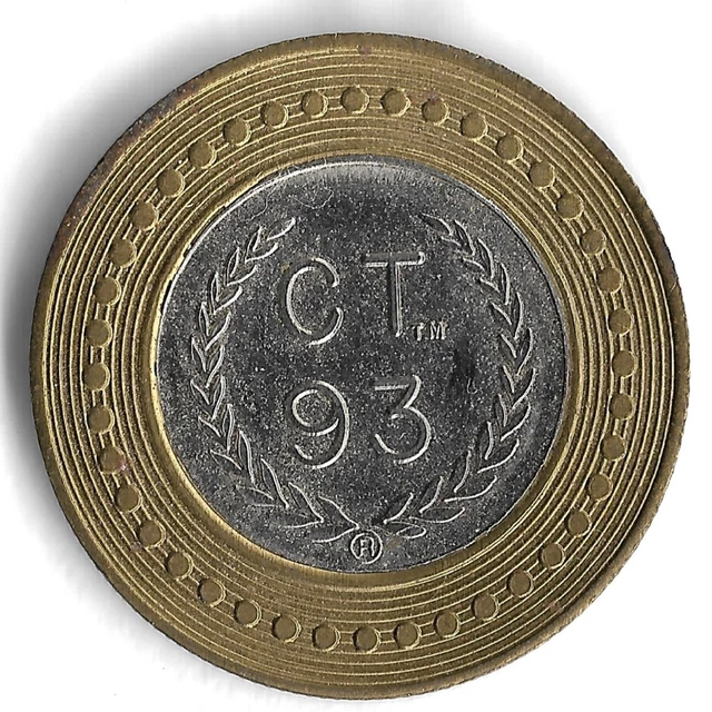 *THIN LETTERING* CT 93 Vanbrook Security Token $2.99 - PicClick