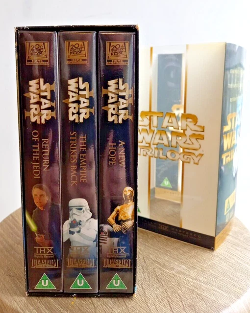 VHS COLLECTION STAR Wars Trilogy Full Boxed Set £7.99 - PicClick UK