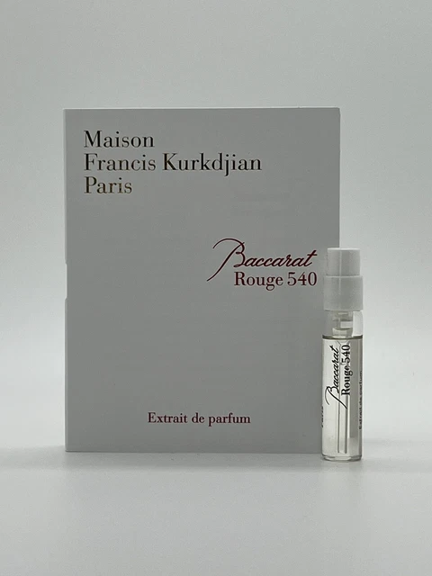 MAISON FRANCIS KURKDJIAN Baccarat Rouge 540 Extrait De Parfum Sample 2 ...
