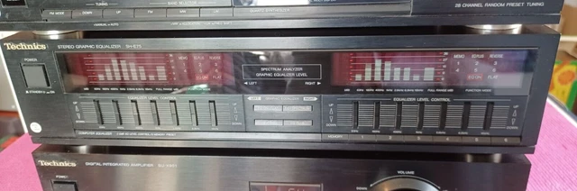 TECHNICS SH-E75 STEREO Graphic Equalizer £10.50 - PicClick UK