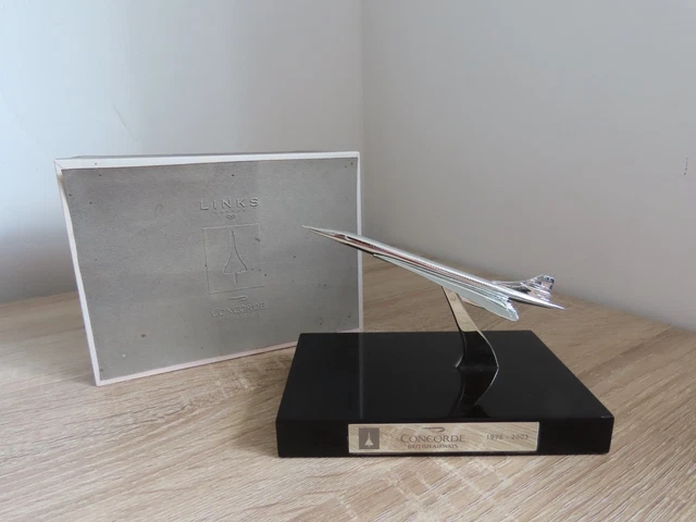 LINKS OF LONDON British Airways Concorde Retirement Desk Model ...