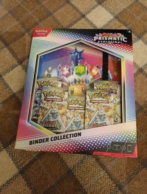 POKEMON TRADING CARD Game Prismatic Evolutions BINDER COLLECTION ⭐⭐⭐⭐ £52.99 - PicClick UK