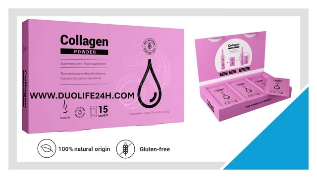 DUOLIFE, COLLAGEN POWDER 15 x 10,8g (100% natural supplement), Sale £55 ...