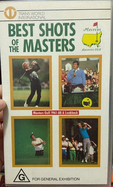 BEST SHOTS OF The Masters VHS VIDEO TAPE (sport / golf / golfing) £22. ...