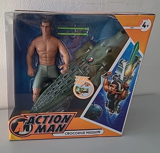 VINTAGE ACTION MAN CROCODILE MISSION Boxed Set Hasbro £49.00 - PicClick UK